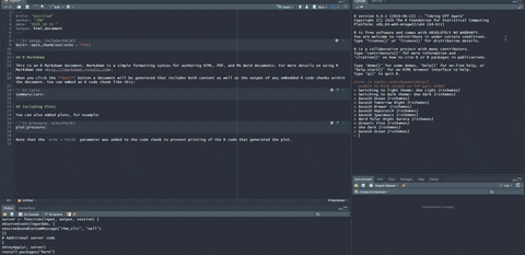 [R] Rstudio의 테마를 변경해 사용하기(With rsthemes Package) | JDW BLOG